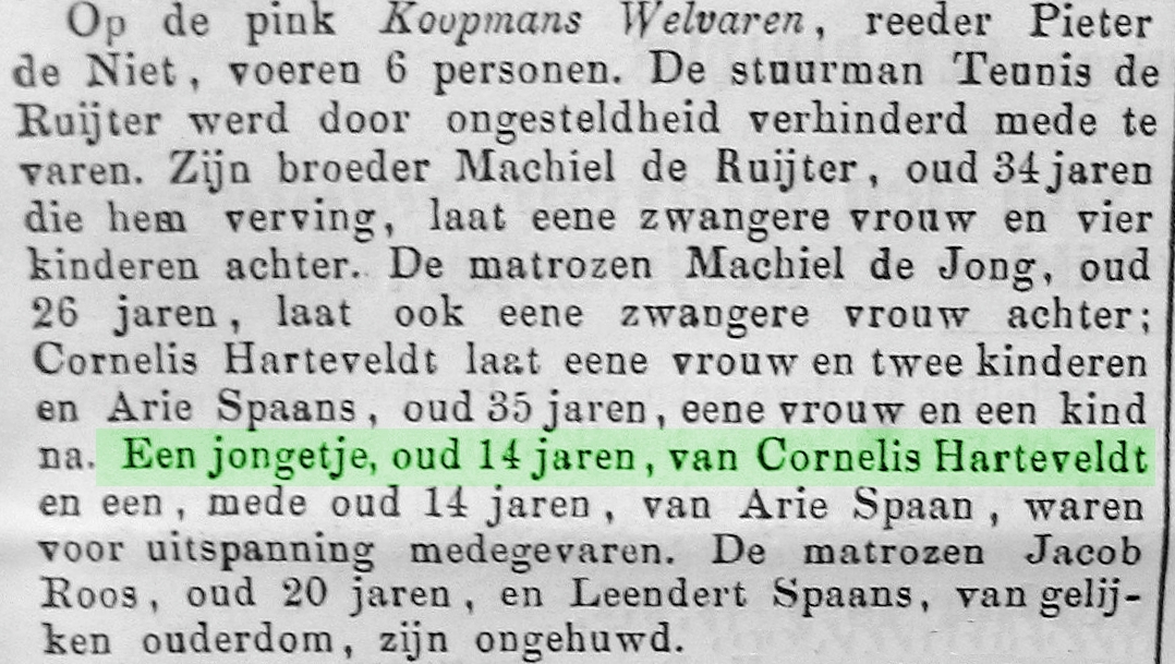 Koopmans Welvaren | VissersNamenMonumentScheveningen